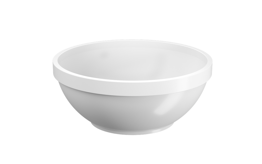 BOL DE PLASTICO UNO 500ML BLANCO | Simeni Outlet