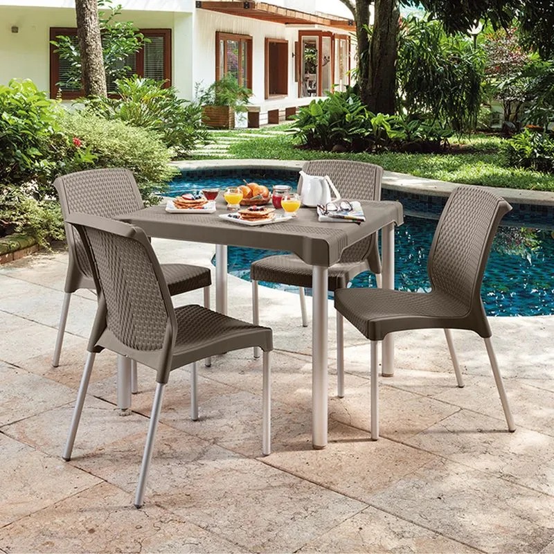 SILLA SHIA S/BRAZO MOCCA | Simeni Outlet